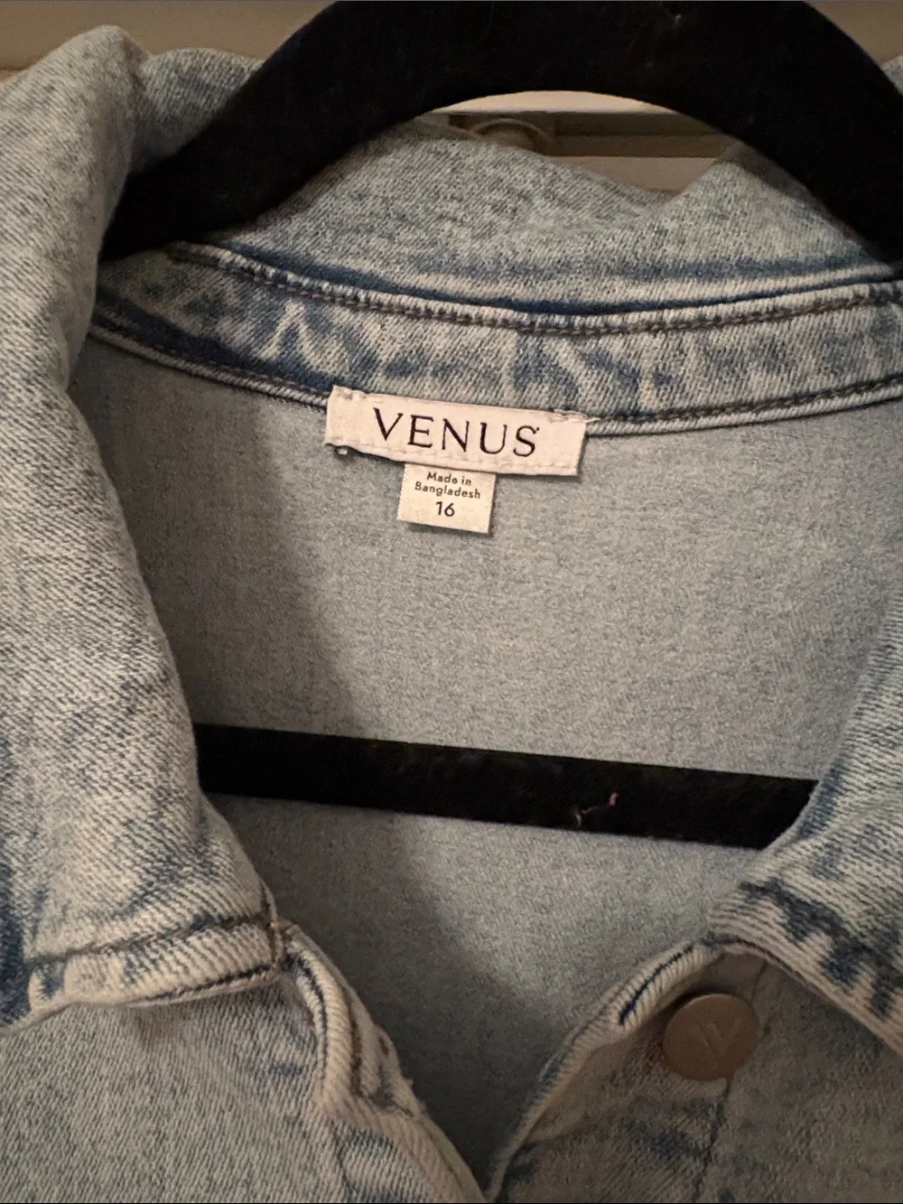 VENUS | Dresses | Venus Light Wash Denim Mini Dress | Poshmark